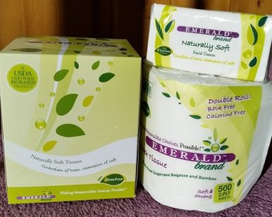 Review of Emerald Brand Facial Tissue and Toilet Paper